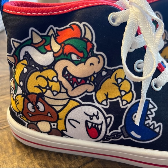 Nintendo | Shoes | Super Mario Brothers Nintendo Mario Luigi Yoshi Hi ...